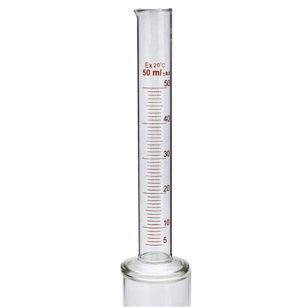 50mL Glass Graduated Cylinder | MedSTAT